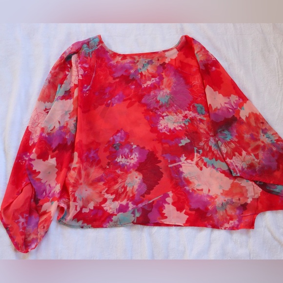 a.n.a | Tops | Womens Medium Colorful Flowy Too | Poshmark